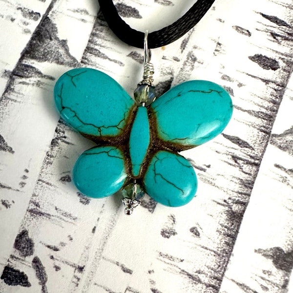Turquoise Butterfly - Etsy