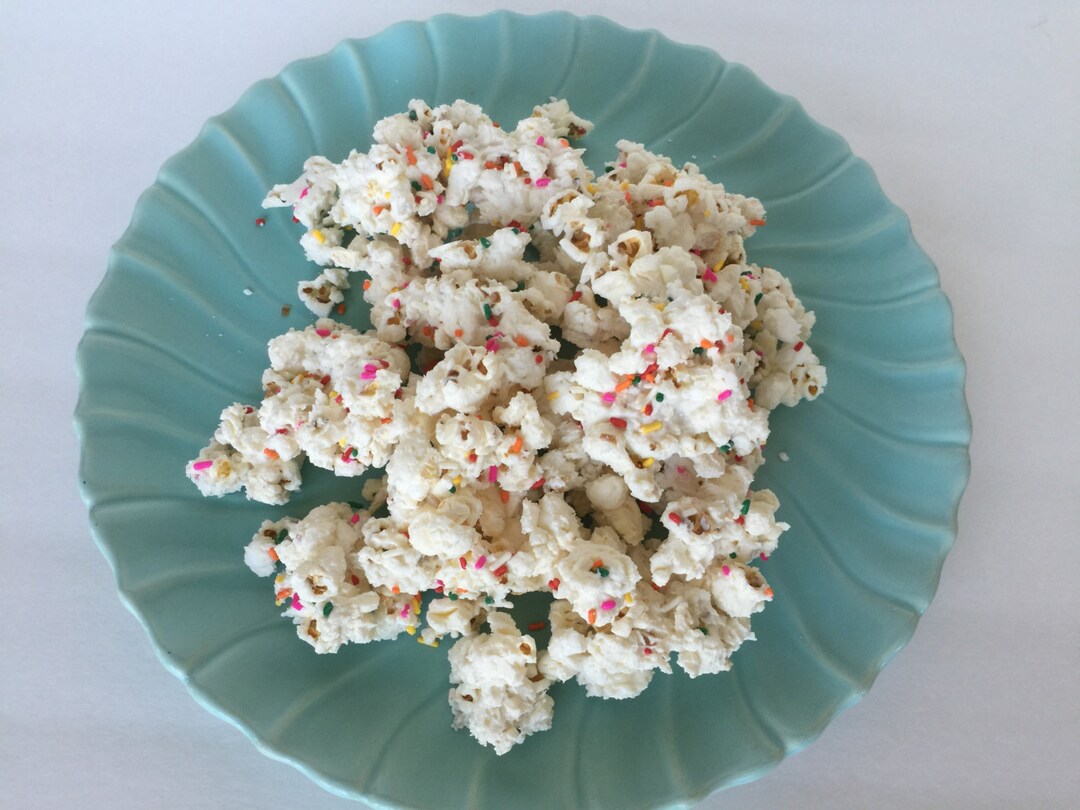 Happy Birthday Cake Popcorn - Etsy