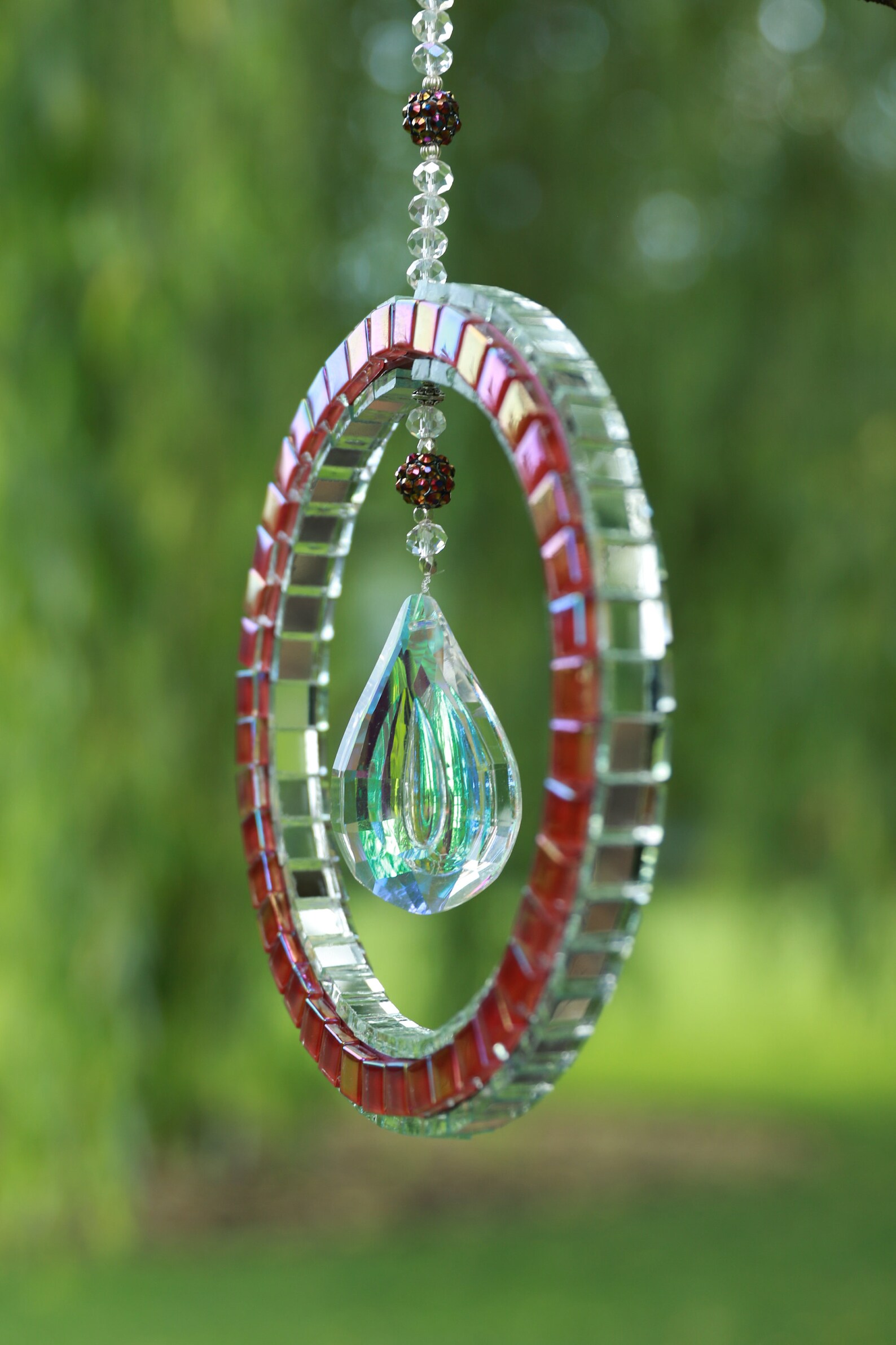 Boho Sun Catcher Light Catcher Mosaic Garden Decor Art - Etsy