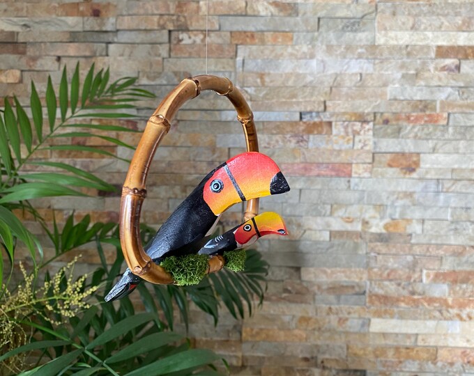 Toucan, Jungle Nursery Decor - Tiki Bar, Garden Decoration, Tropical ...