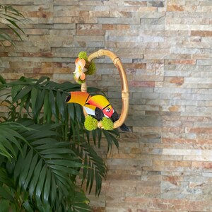 Toucan, Jungle Nursery Decor - Tiki Bar, Garden Decoration, Tropical ...