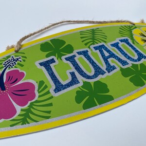 Luau Plaque, Tiki Bar Sign, Kids Room Decor, Beach House Decor - Etsy