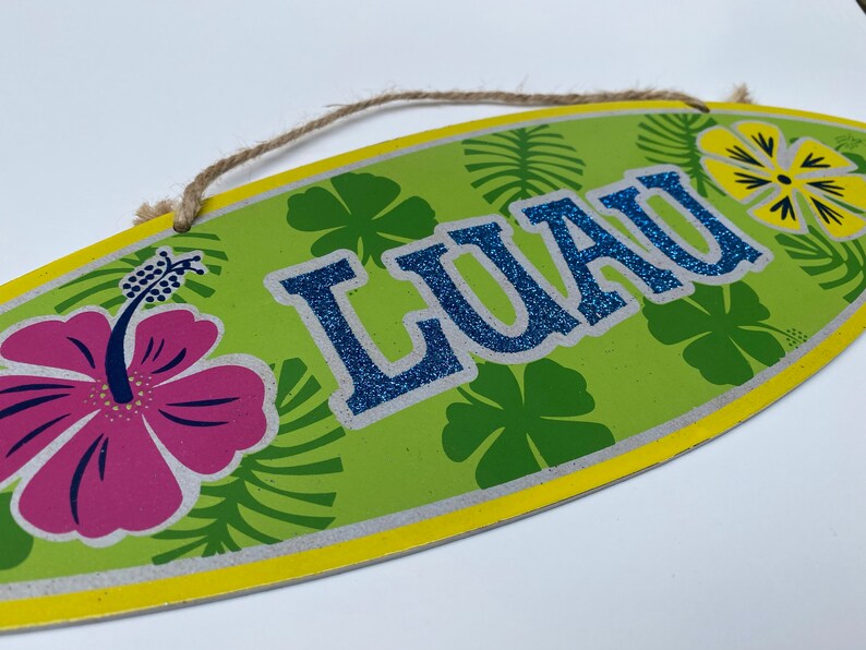 Luau Plaque Tiki Bar Sign Kids Room Decor Beach House Decor | Etsy
