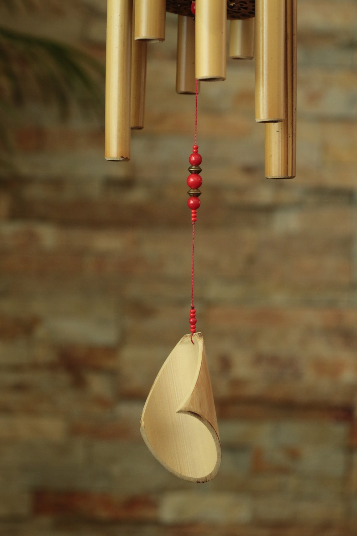 Bamboo Wind Chimes Boho Wind Chimes Garden Decoration Tiki - Etsy