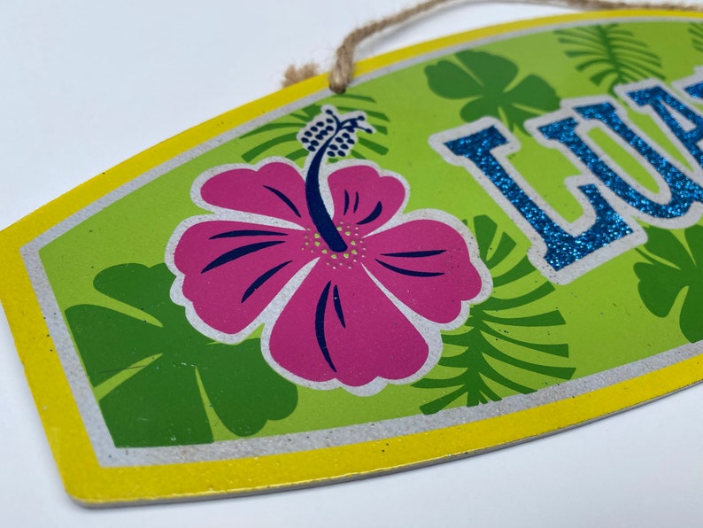 Luau Plaque Tiki Bar Sign Kids Room Decor Beach House Decor | Etsy