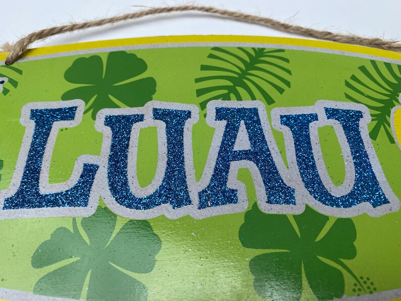 Luau Plaque Tiki Bar Sign Kids Room Decor Beach House Decor | Etsy