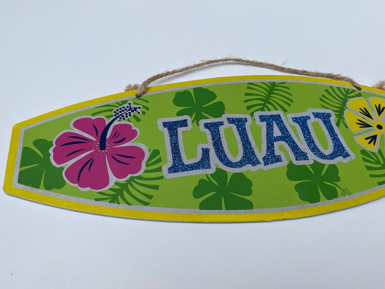 Luau Plaque Tiki Bar Sign Kids Room Decor Beach House Decor | Etsy