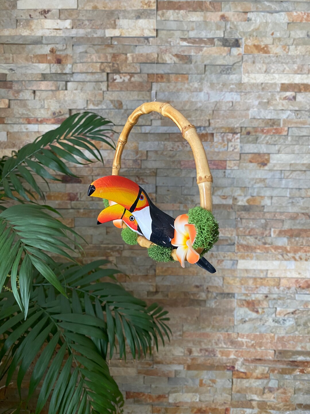 Toucan, Wooden Bird, Tiki Bar, Garden Decoration,tropical Decor ...