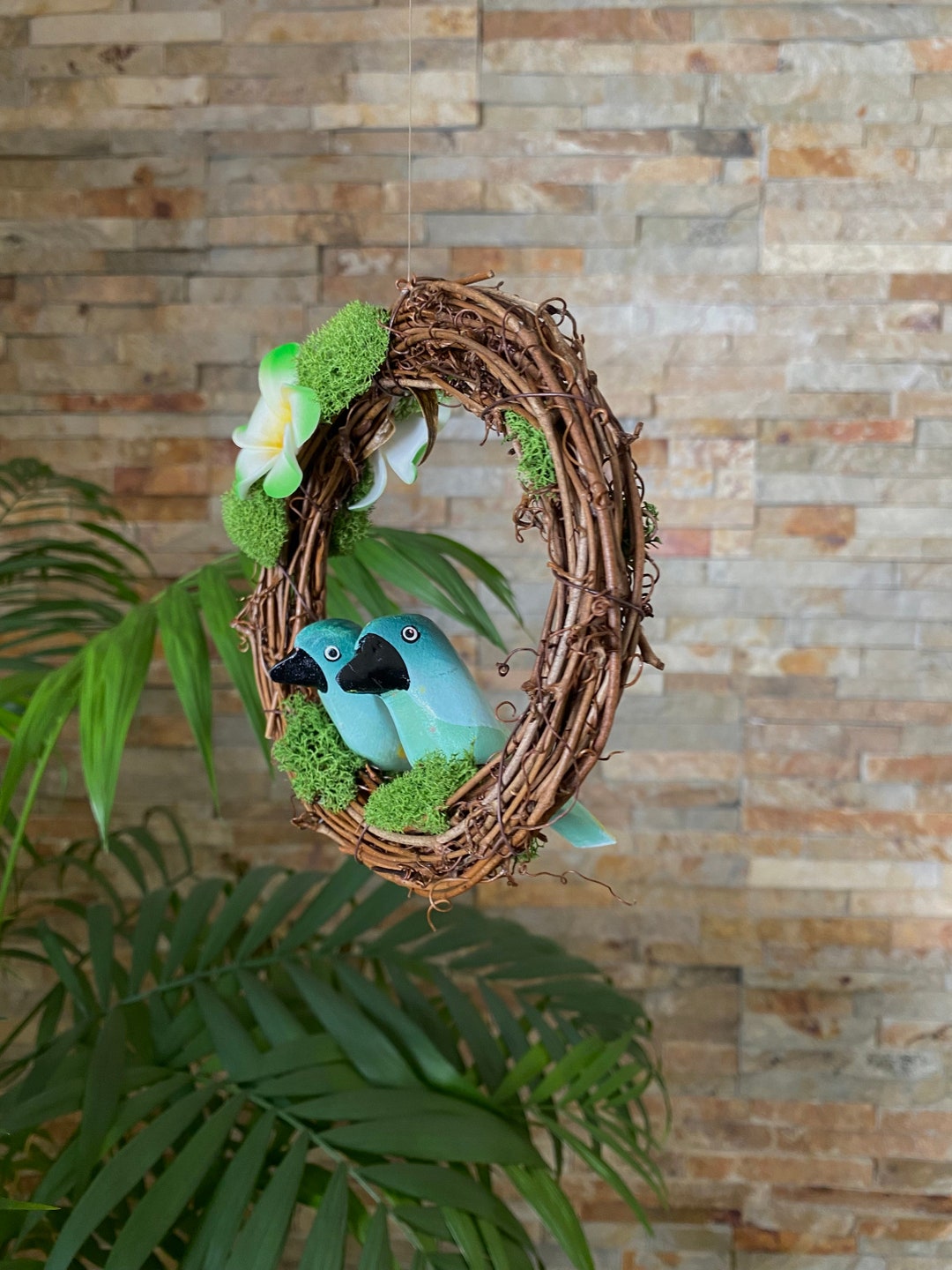 Tropical Bird, Garden Decor, Tropical Decor, Tiki Bar Decor, Tiki Room ...