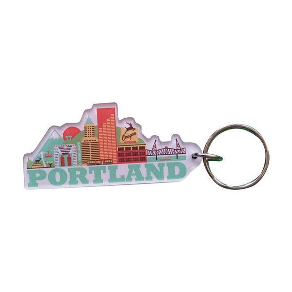 Portland Keychain - Etsy
