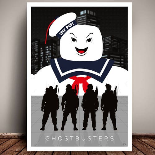 Ghostbusters Fan Art Poster Newspaper / Print | Etsy