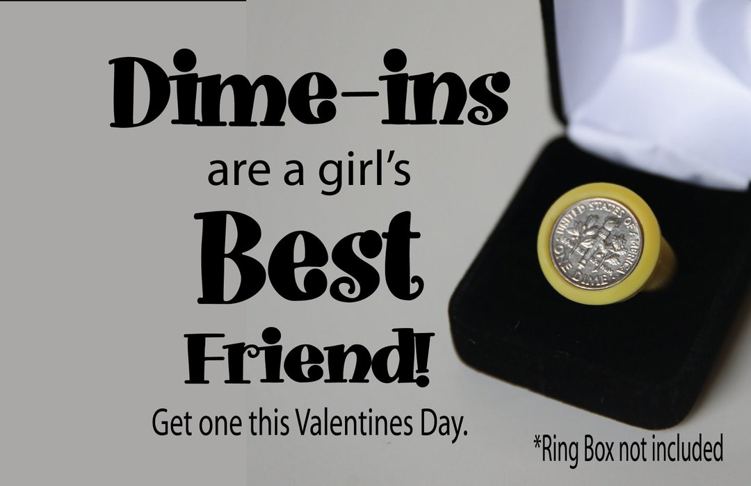DIME IN RING Gag Gift - Etsy
