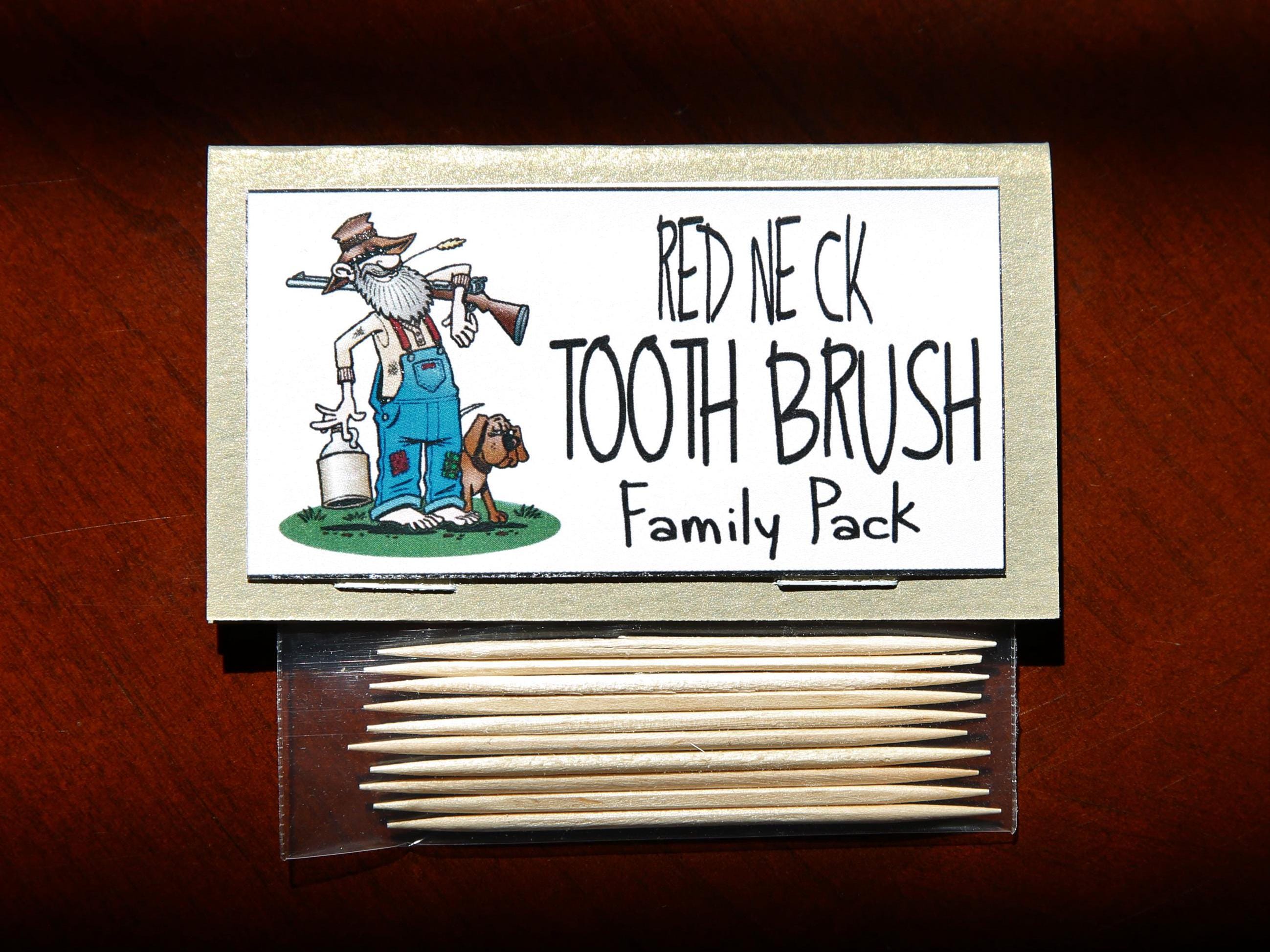 Redneck Toothbrush Family Pack: Gag - Etsy