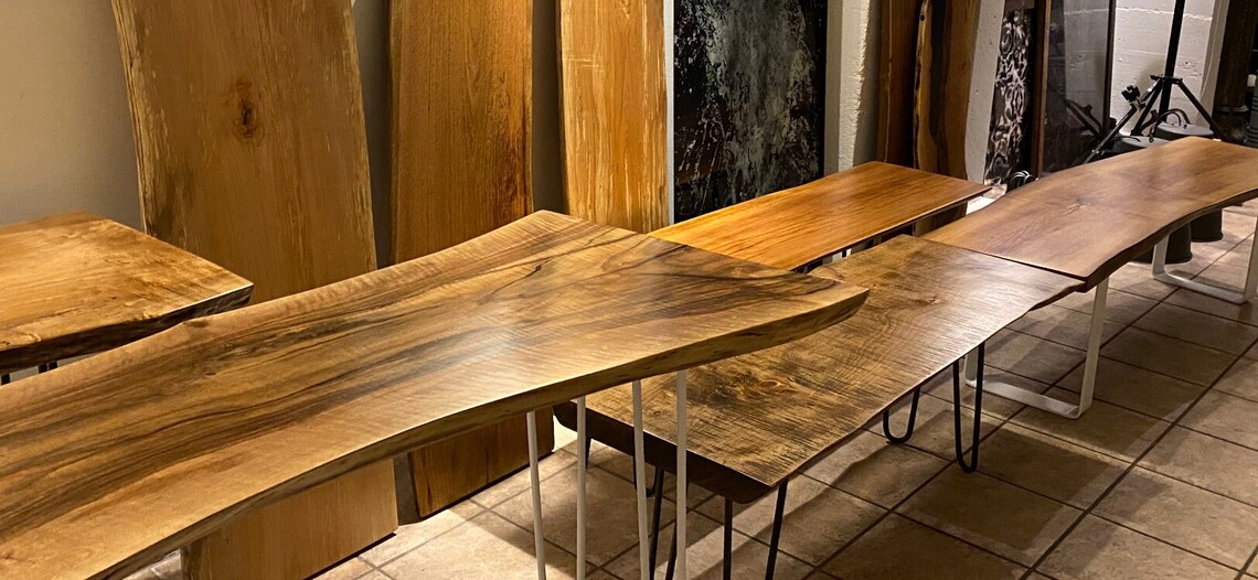 Live Edge Table Tops 400-1500CAD | Etsy