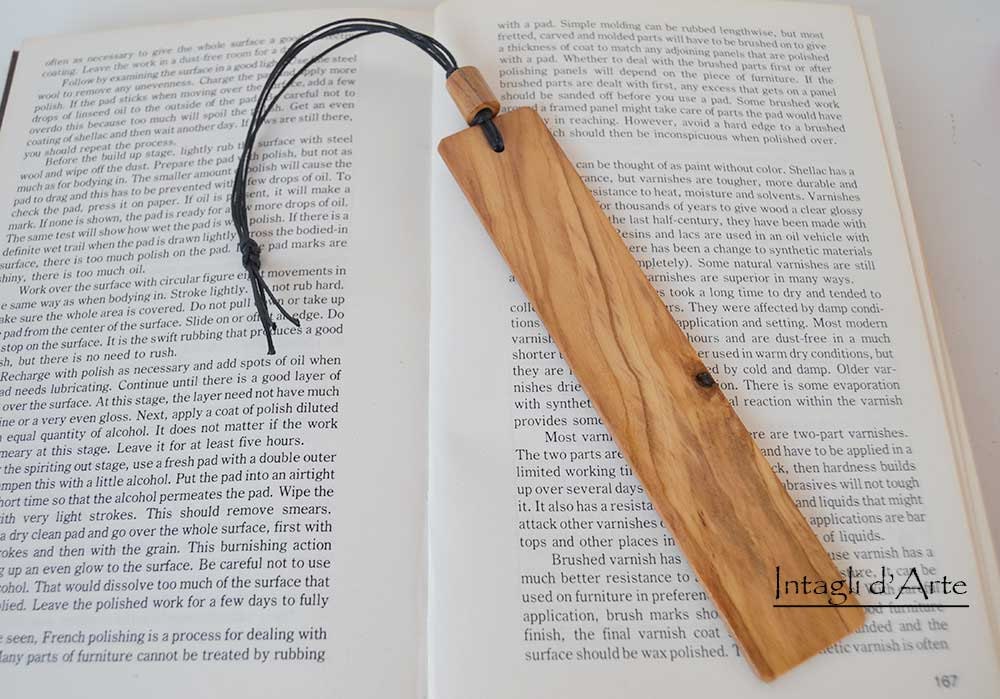 Handmade Olive Wood Bookmark Ecofriendly - Etsy