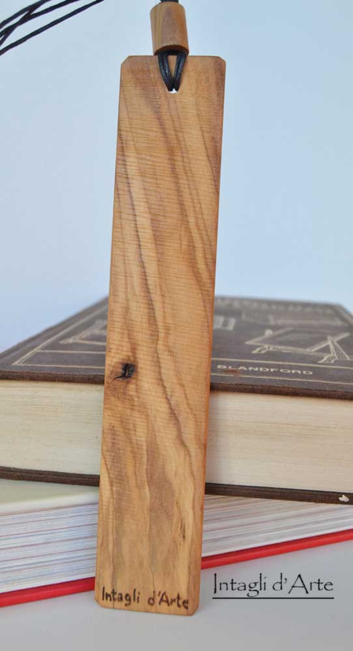 Handmade Olive Wood Bookmark Ecofriendly - Etsy