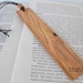 Handmade Olive Wood Bookmark Ecofriendly - Etsy