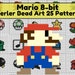 Mario 8-bit 25 Pattern - DIGITAL FILE ONLY Perler Bead Pattern - Etsy