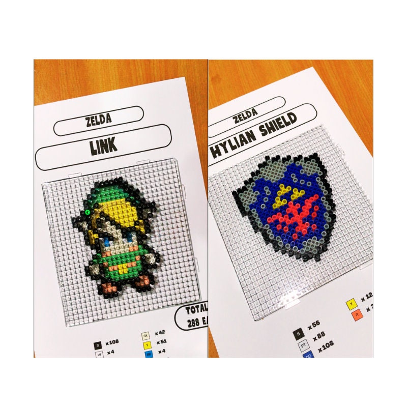 Zelda - DIGITAL FILE ONLY Perler Bead Pattern - Etsy