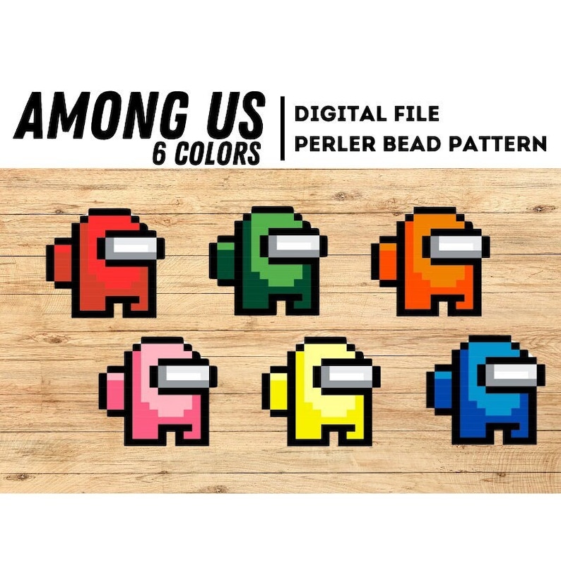 Amoug Us - DIGITAL FILE ONLY Perler Bead Pattern - Etsy