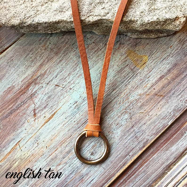 Leather Necklace for Women or Men Leather Jewelry for Women - Etsy