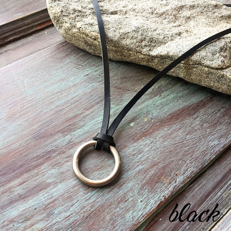Leather Necklace for Women or Men Leather Jewelry for Women - Etsy