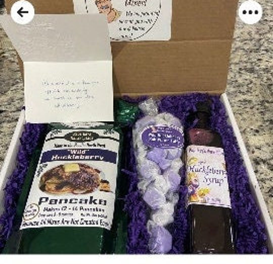 Papa's Huckleberry Syrup and Pancakes Gift Box - Etsy