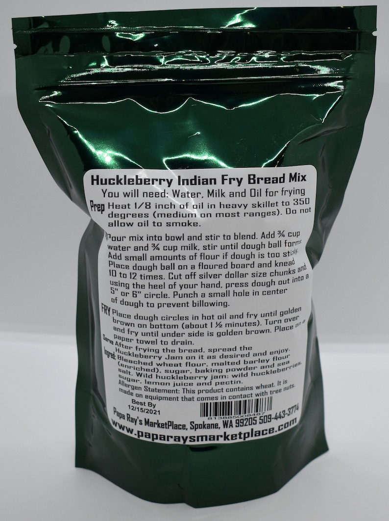 Huckleberry Indian Fry Bread Mix - Etsy