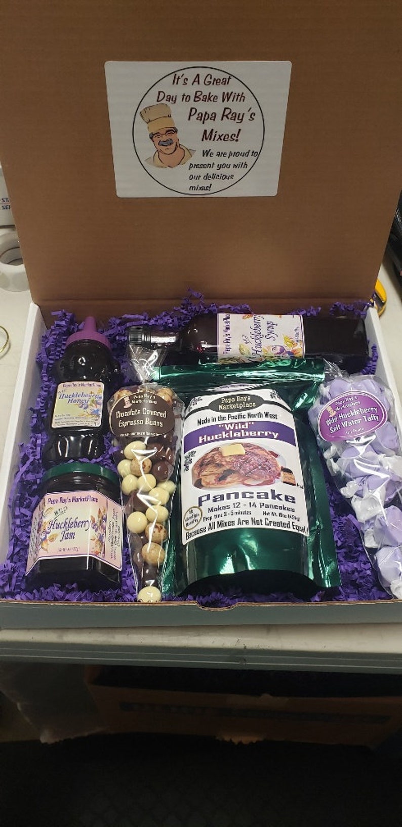 Huckleberry Lover's Gift Box - Etsy