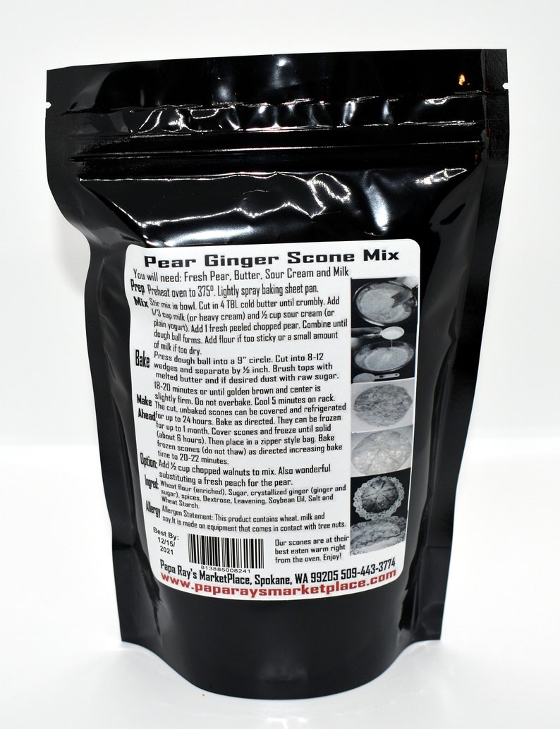 Pear Ginger Scone Mix - Etsy