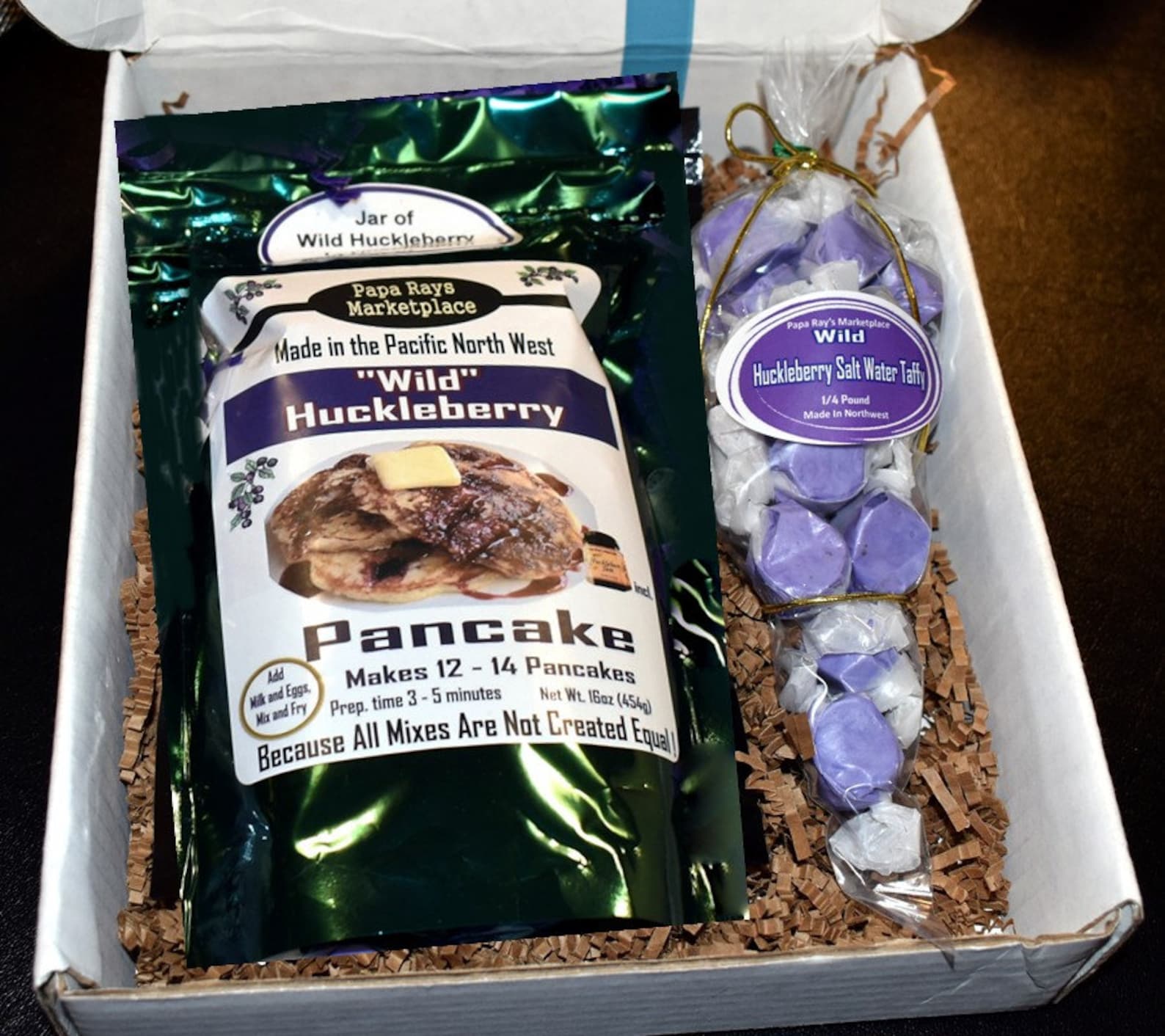 Huckleberry Lover's Single Gift Box - Etsy