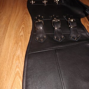 Biker Vest.patch Vest.genuine Leather 1,8mm- Black.handmade. - Etsy
