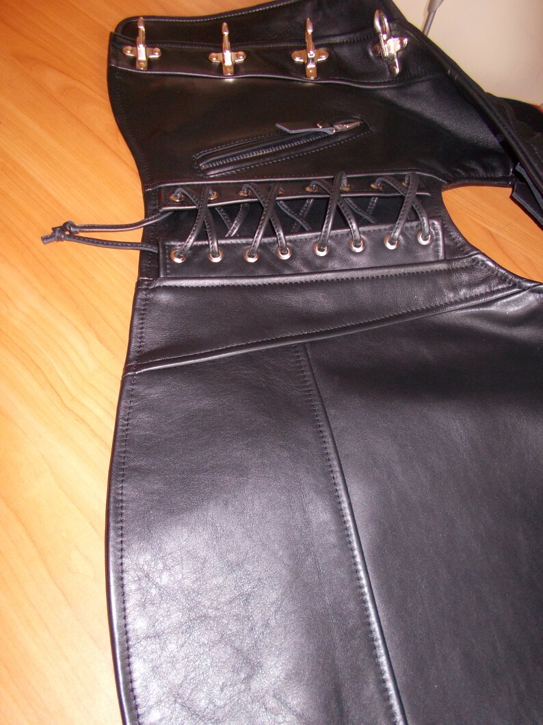 Biker Vest.patch Vest. Genuine Leather-1,8mm.black.handmade. - Etsy