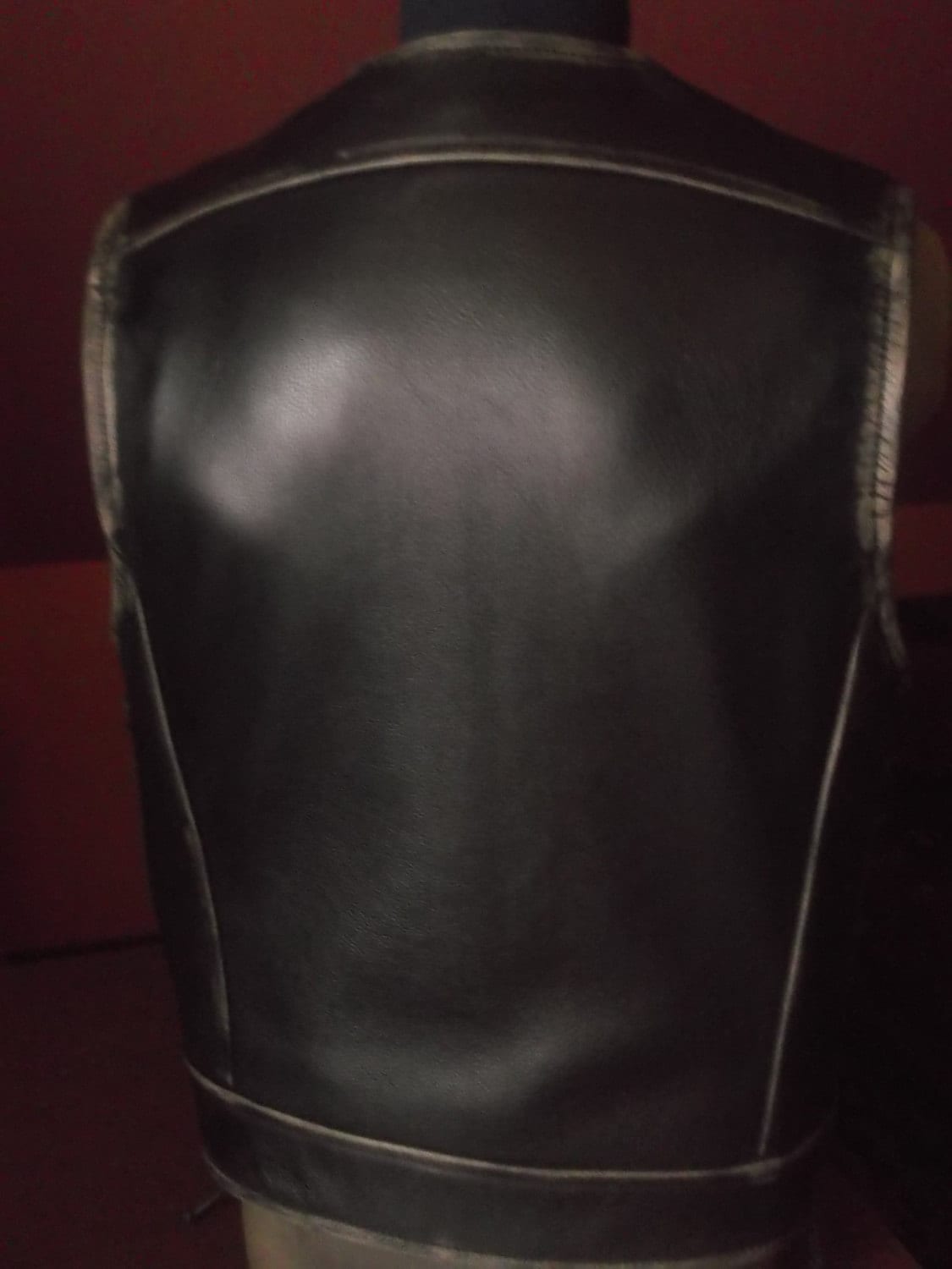 Patch Vest.Biker vest motorcycle vest genuine leather | Etsy