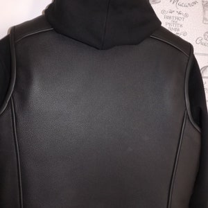 Biker Vest. Patches Vest. Genuine Leather: 1.7-1.8mm-black. Closure ...