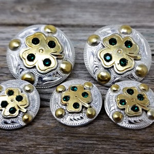 Custom Conchos, Handcrafted, Rich and Deep Hand Engraving, Add Your ...