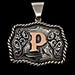 Handcrafted Mini Buckle Pendant Necklace. Hand Engraved. Choose Your ...