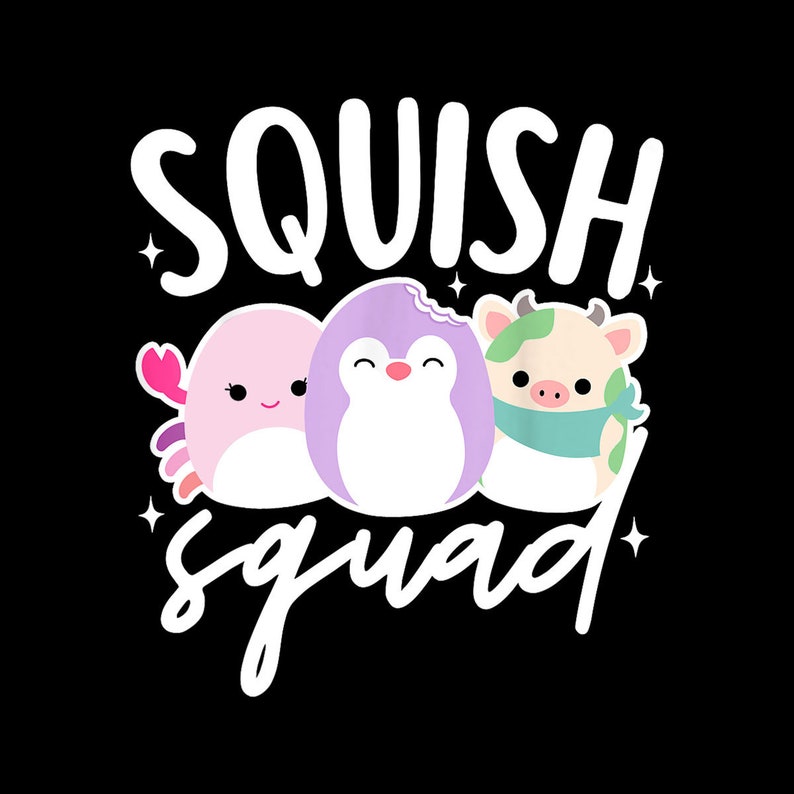 Squish Squad Mallow Great Gifts Cute for Kids Woman Digital PNG - Etsy