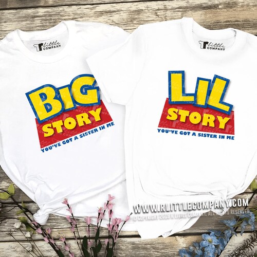 Big Story Lil Story Family Story Unisex Tees XS-5XL // Big - Etsy