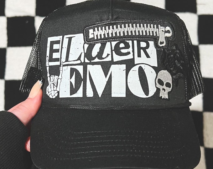 Elder Emo Trucker Hat FLAWED / It Wasn't a Phase Emo Concert Festival ...