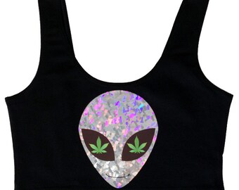 Weed crop top | Etsy