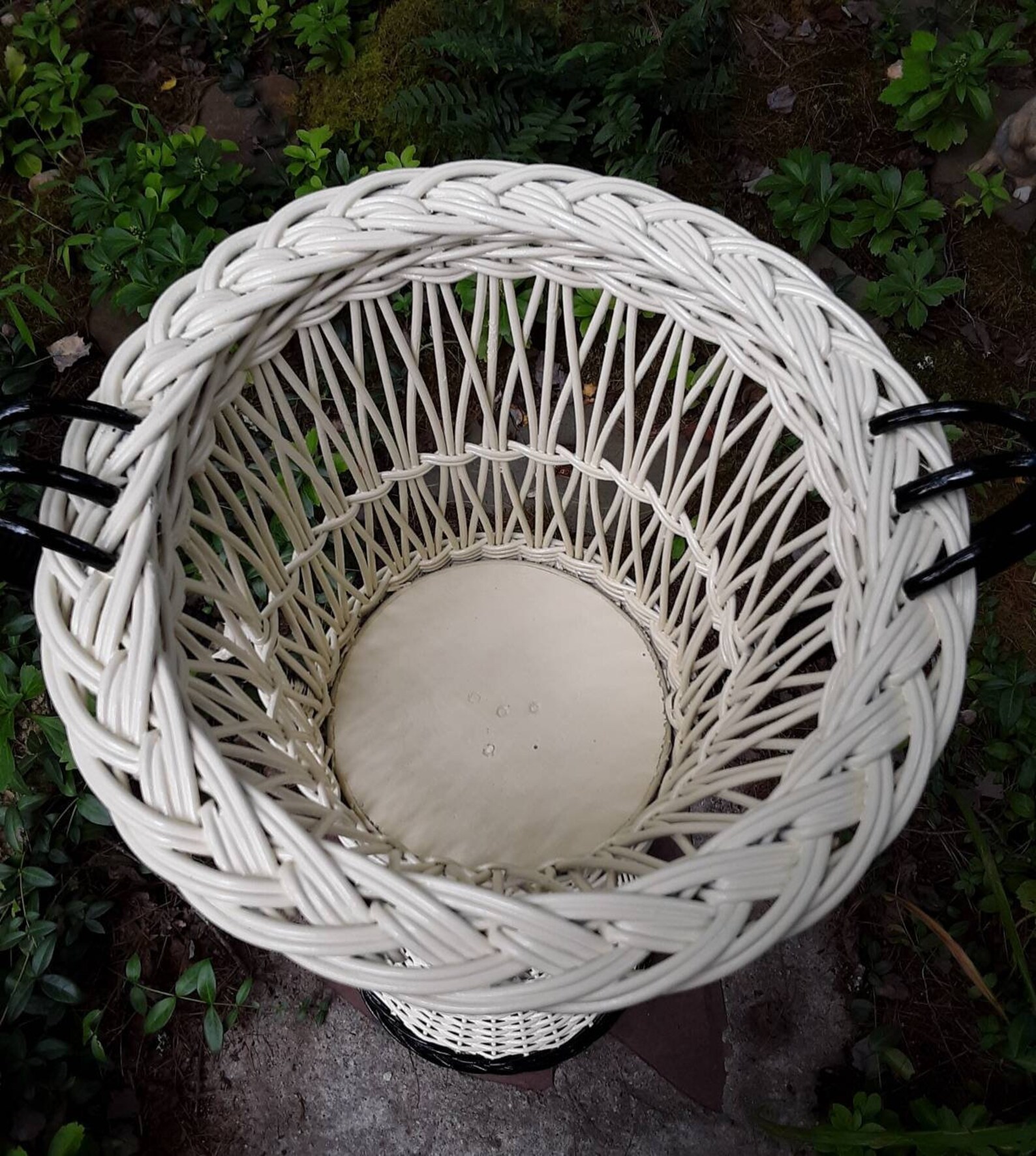 Antique Wicker Pedestal Plant Stand Circa 1900 Fernery - Etsy