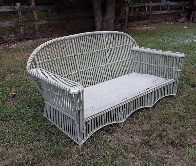 Antique Stick Wicker Set Circa 1920's - Etsy