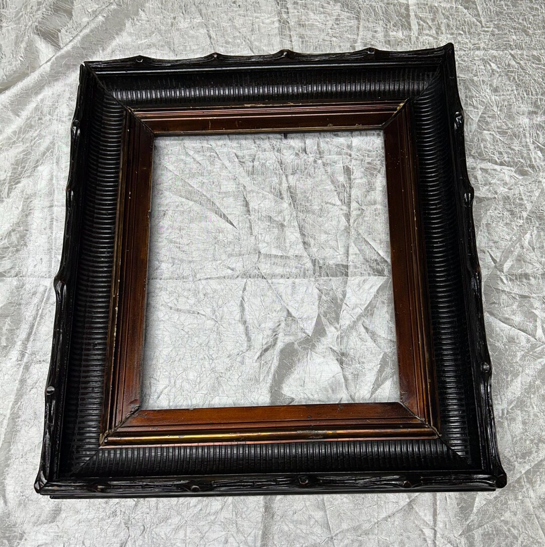 Antique Walnut Carved American Picture Frame Circa 1880s Black Forest ...