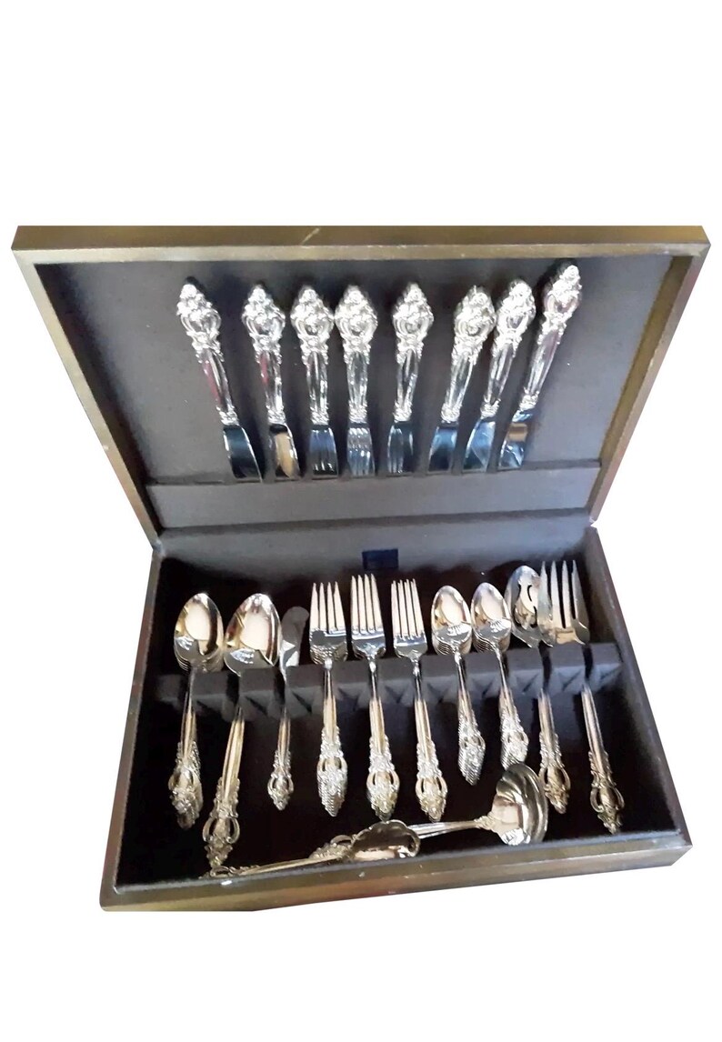 Vintage Service for Eight Silverplate by International Silver Company ...