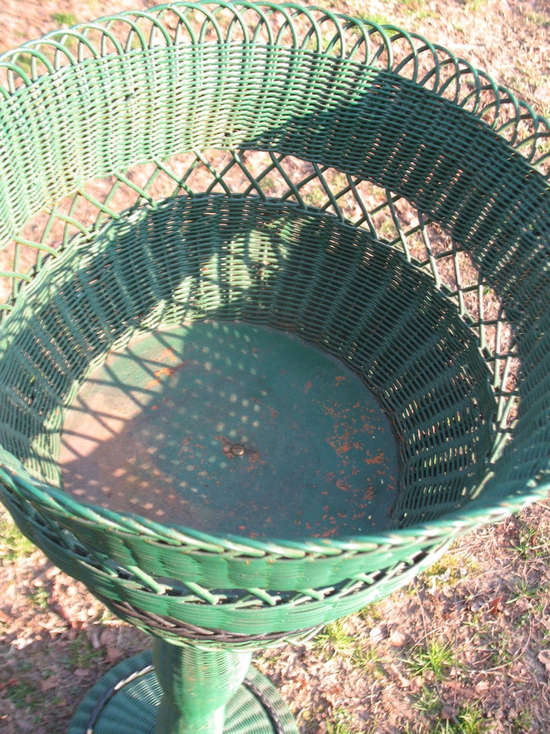 Antique Wicker Fernery in Original Colors Circa 1920's - Etsy