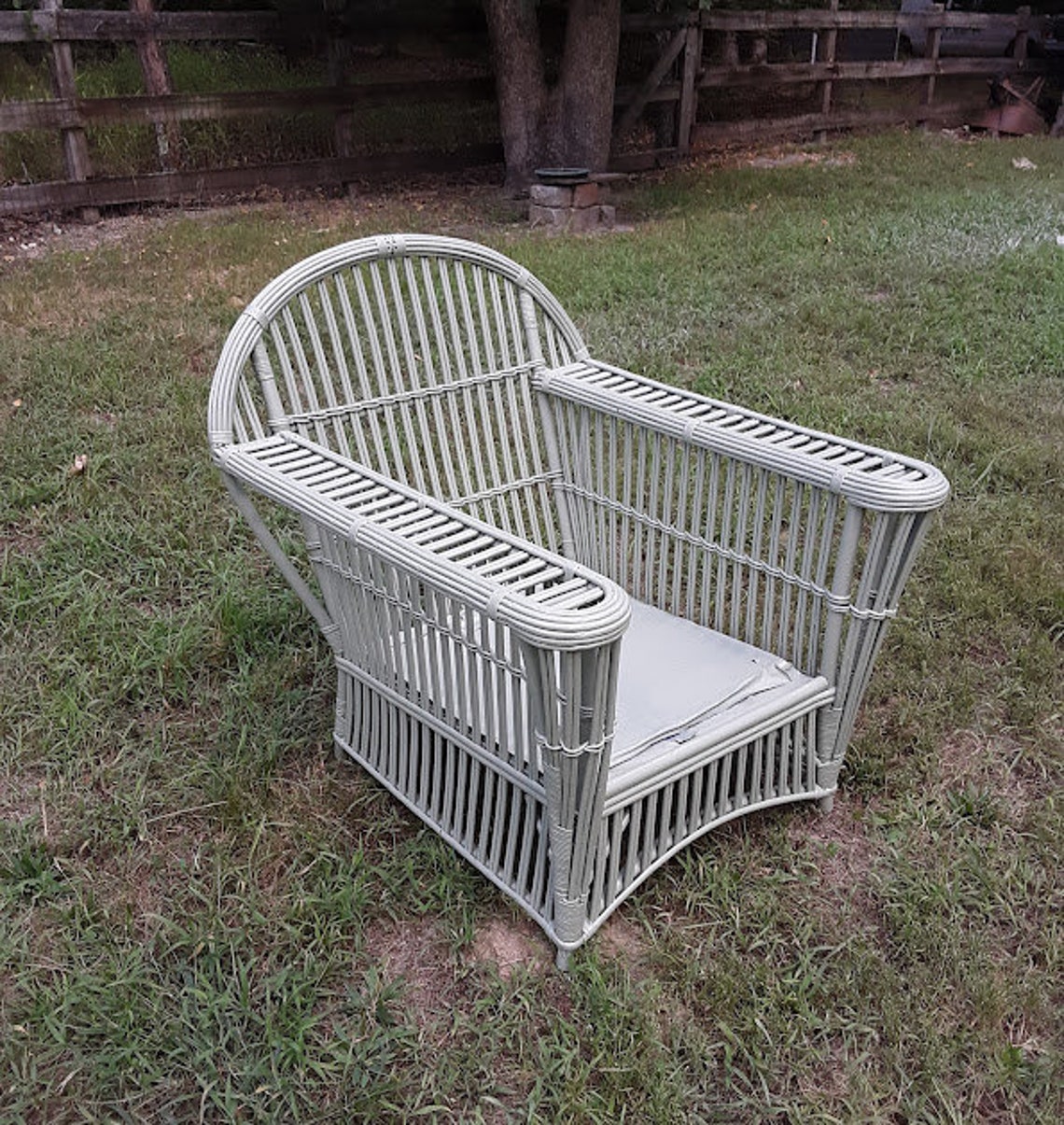 Antique Stick Wicker Set Circa 1920's - Etsy