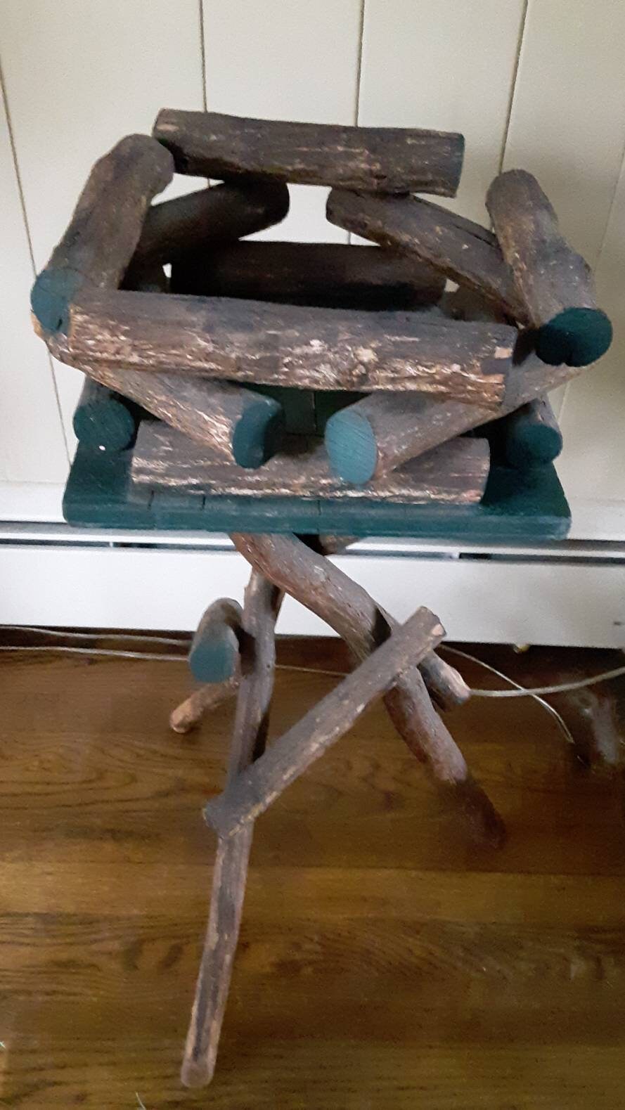 Antique Twig Table Circa 1910 Rustic Adirondack - Etsy