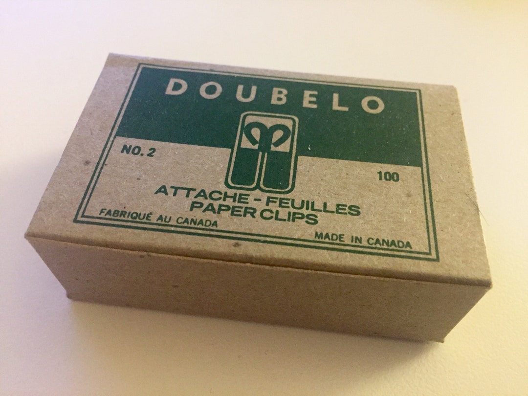 Vintage Doubleo Paper Clips | Box of 100 - Etsy
