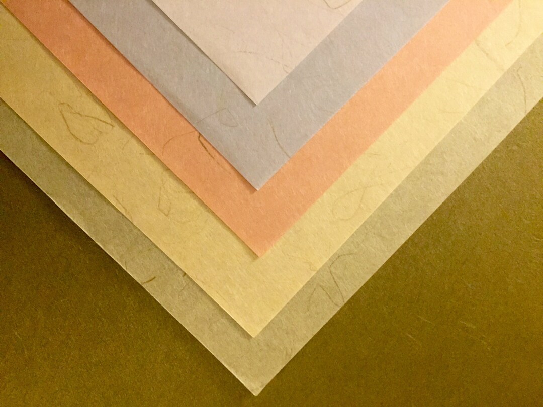 Package of Ten Pieces of Tatami Japanese Papers · Two Pieces Each of ...